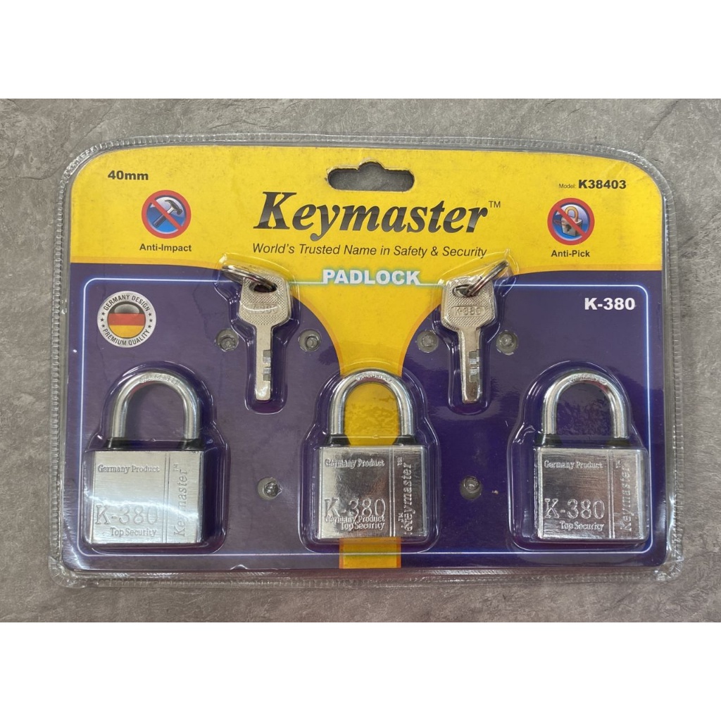 3 PCS Key Alike Pad Lock 40mm / 50mm | Shopee Malaysia