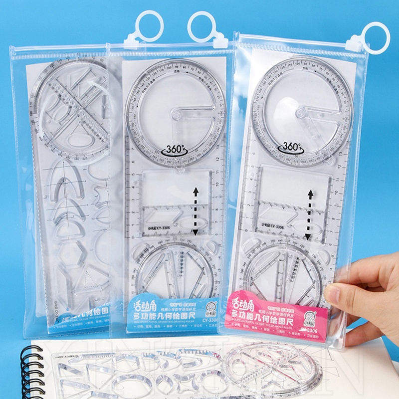 Primary and Secondary School Activity Drawing Ruler / Multifunctional ...