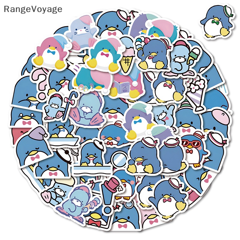 RangeVoyage 64PCS Cute Tuxedo Sam Cartoon Stickers for Laptop Phone ...