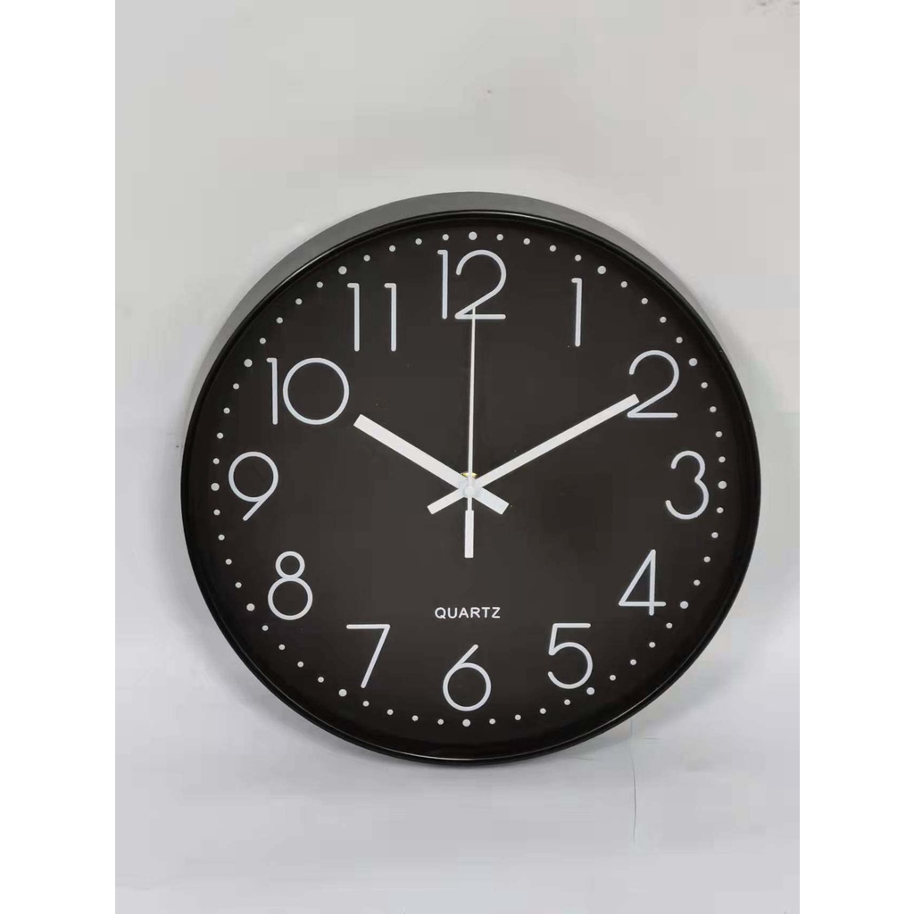 Japan Quartz Movement 30cm Modern Silent Jam Dinding Wall Clock Digital ...