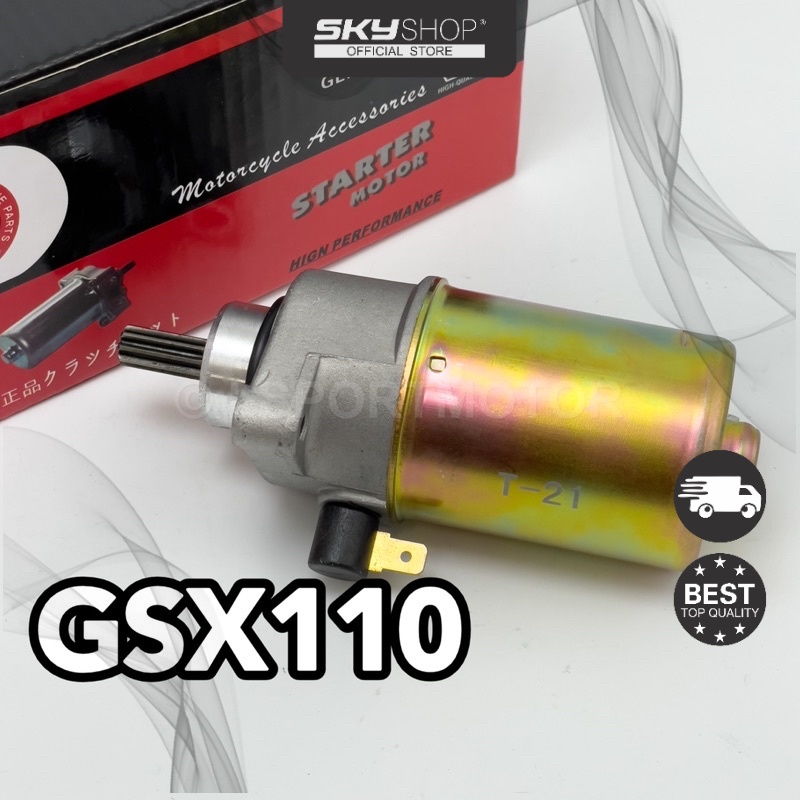 READY STOCK 🔥 SUZUKI GSX110 / FX110 STARTER MOTOR ASSY GSX 110 (S ...