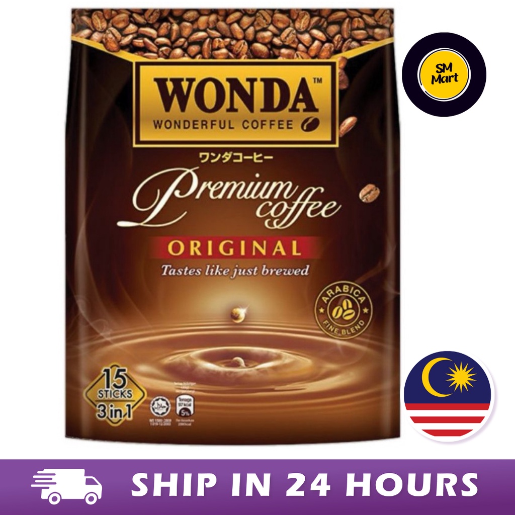 Wonda 3-in-1 Premium Coffee Original (15 x 23g) | Shopee Malaysia