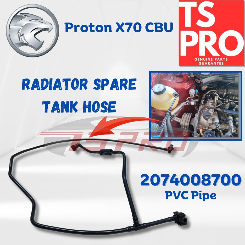 Proton Geely X70 1.8 Genuine Radiator Spare Tank Hose Pipe PVC With ...