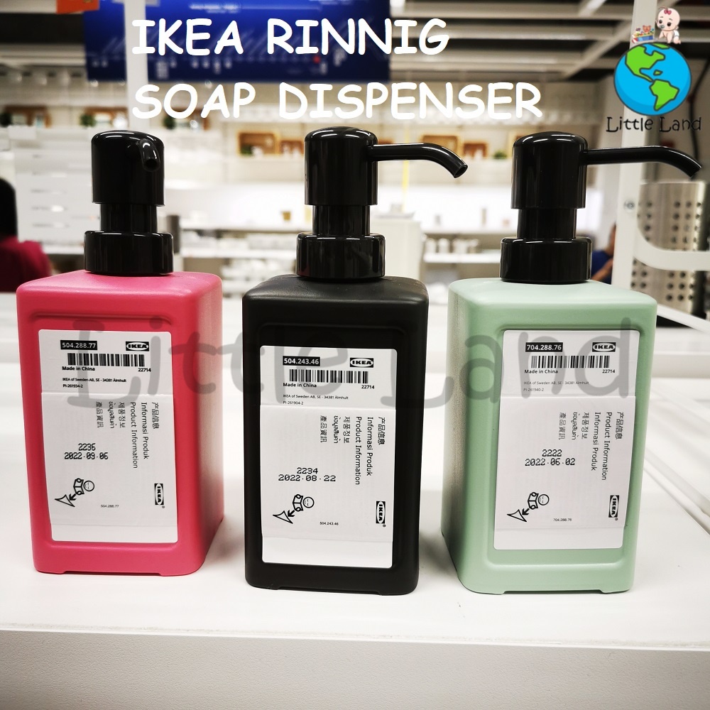 IKEA Soap Dispenser 450ml / Refillable Liquid Dispenser / Dispenser ...