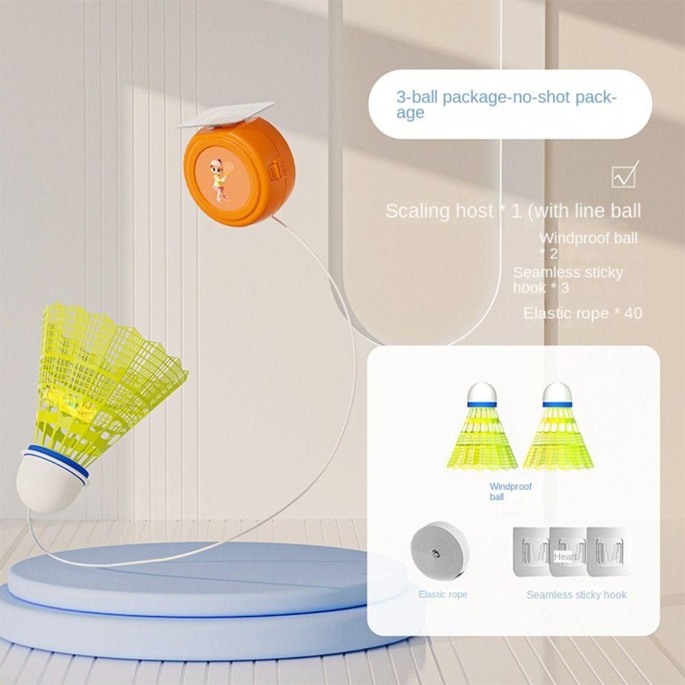 FUHUI 1 Set Traininer Badminton, Spin Accompanying Practice Self ...