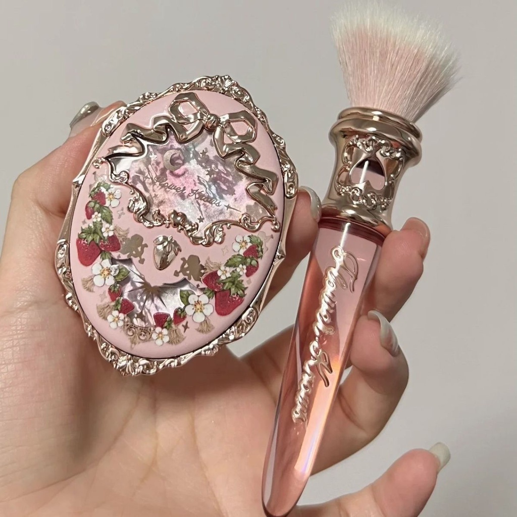 Ready Stock] Flower Knows Rococo Blush Embossed Blush Delicate Color ...