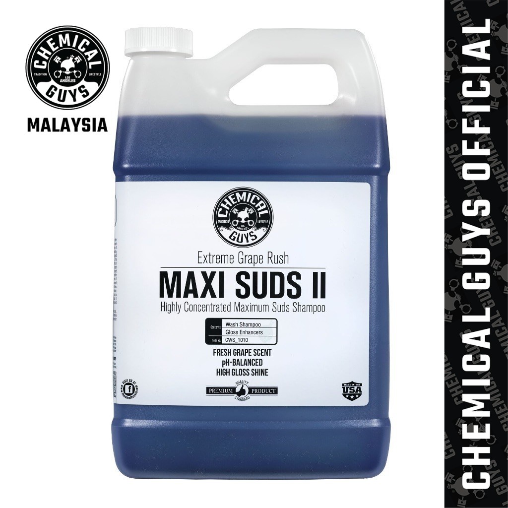 Chemical Guys Maxi Suds II Extreme Grape Rush Super Suds Car Wash ...