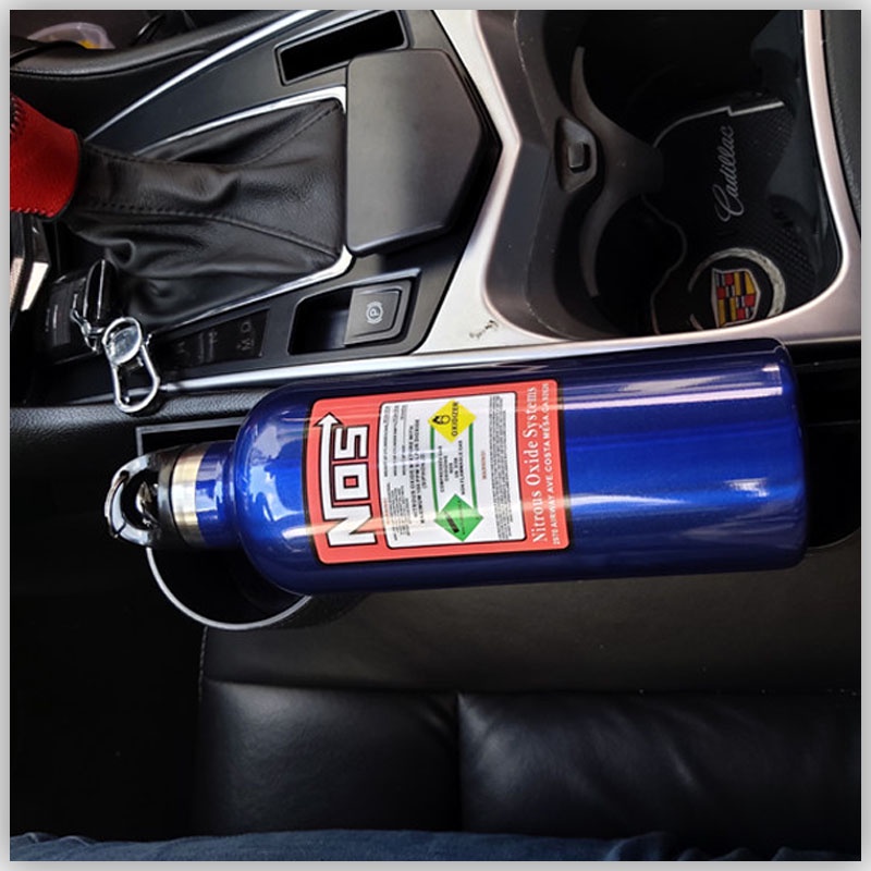 Universal Nos Car Cup 500ml Stainless Steel Auto Outdoor Portable Bottle Pot JDM Racing Nitrogen ...