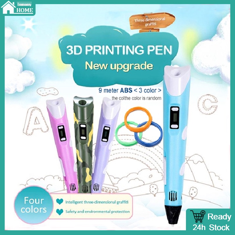 EmmAmy--3D Printing Pen Digital Display Intelligent High Temperature 3D ...