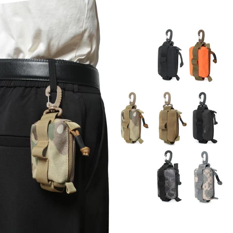 Outdoor Buckle Bag Military Army Small Pocket EDC Tools Pack Tactical ...