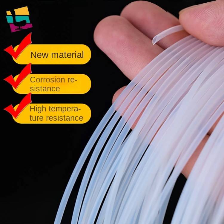 5m/lot Teflon capillary tube PTFE sheathing polytetrafluoroethylene thin hose small 0.8-5mm ...
