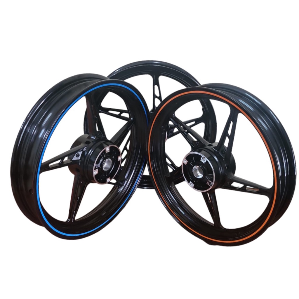 100% Original HLY Yamaha 135LC / LC135 / LC 135 (5S) Rear Sport Rim 5 ...