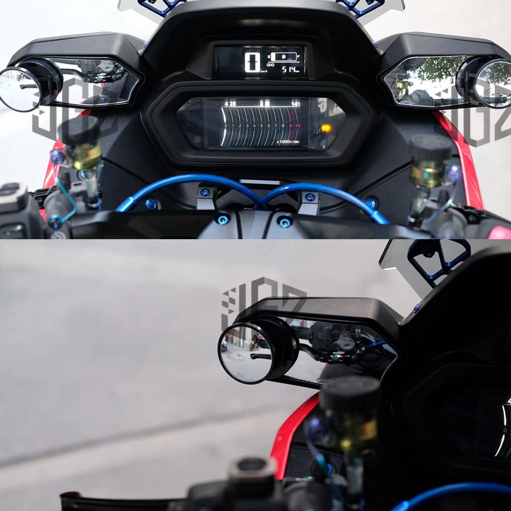 XMAX V2 Side Mirror Integrated, for Yamaha XMAX 250 V2 Motorcycle Side ...