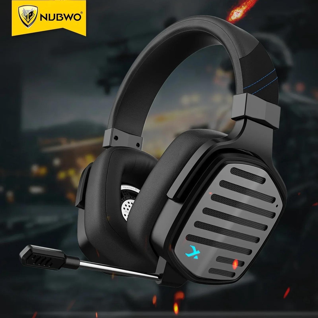 XIBERIA G02 Wireless Gaming Headset Noise Cancelling with Crystal-Clear ...