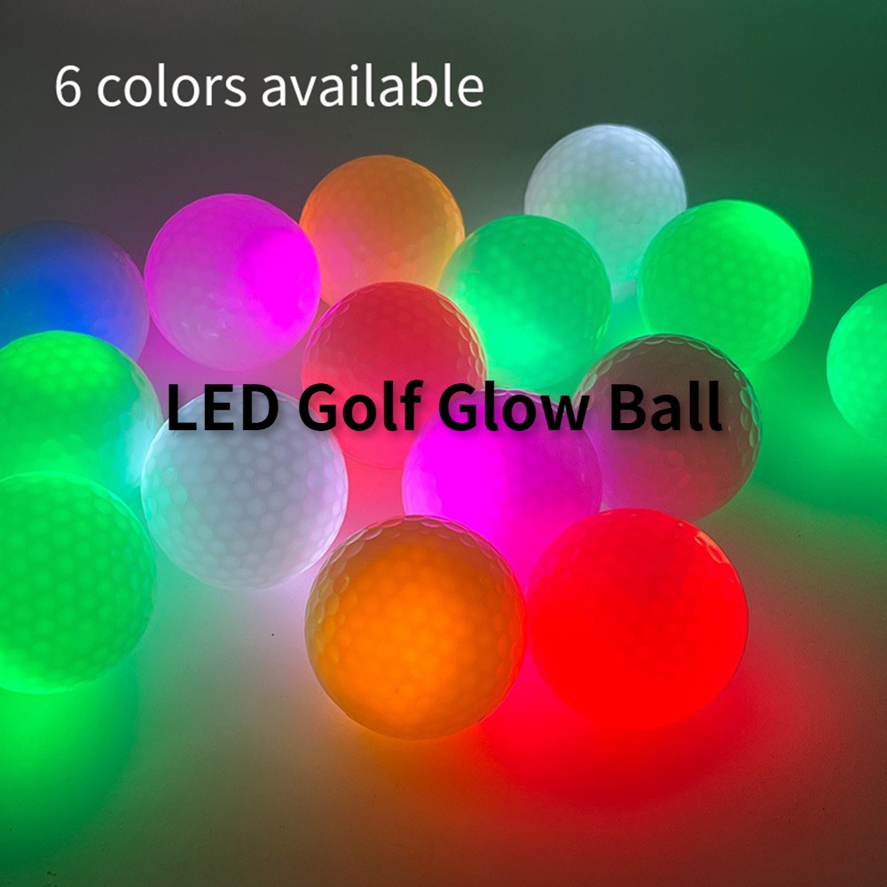 Luminous Golf Ball Glow Ball LED Golf Glow Ball Nighttime Practice ...