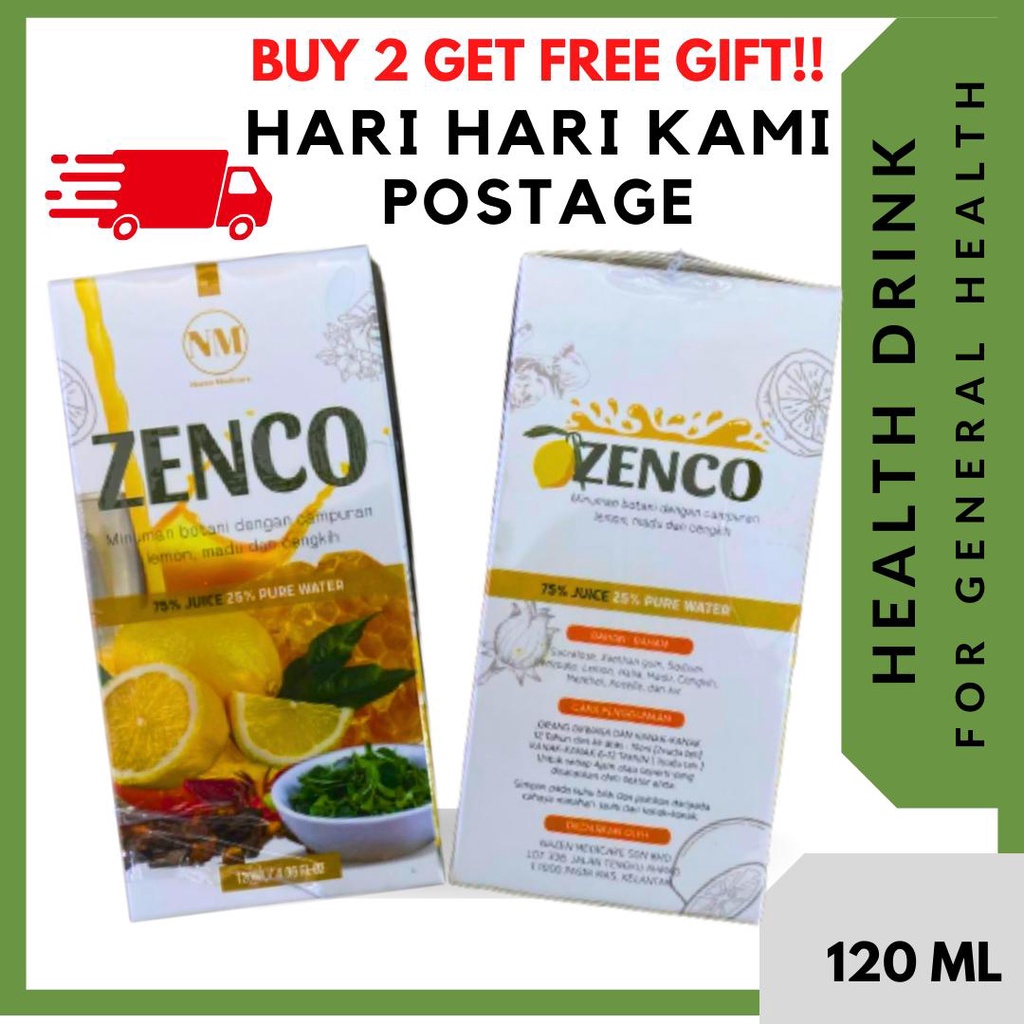 Zenco Syrup Dewasa & Budak Minuman Herba Bunga Cengkih Lemon ...
