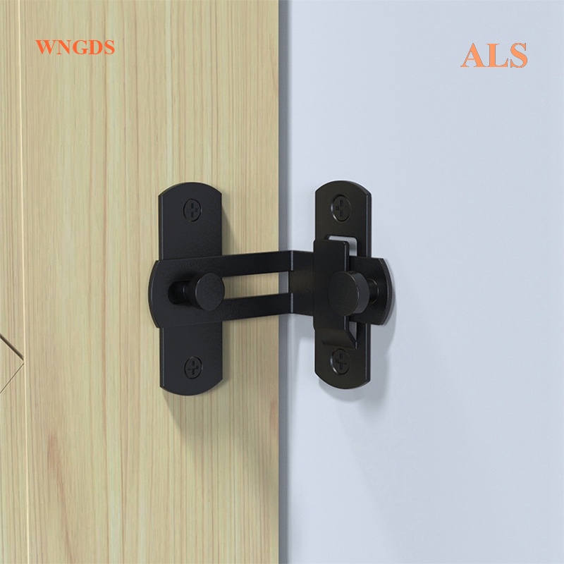 ALS 90 Degree Hasp Latches Stainless Steel Sliding Barn Door Chain ...