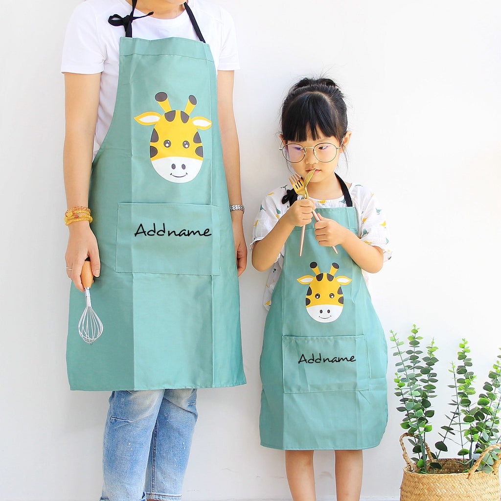 Animal Cartoon Apron Set | Shopee Malaysia