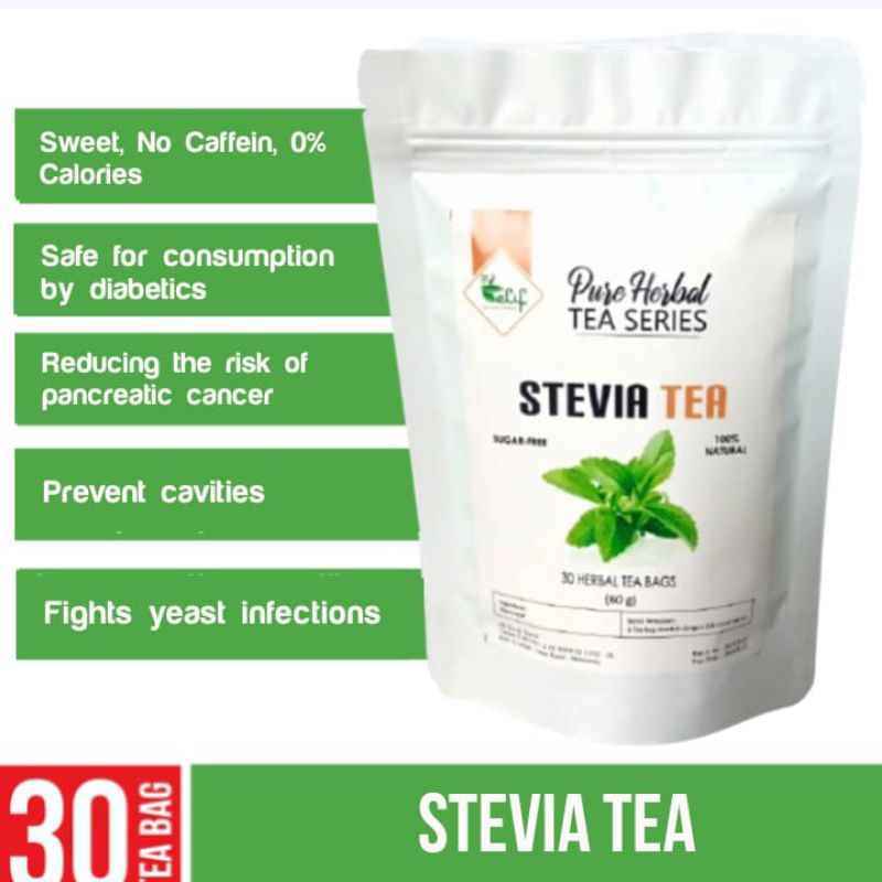 ELIF TEA Stevia Tea : Teh Daun Stevia isi 30, Aman untuk Penderita ...