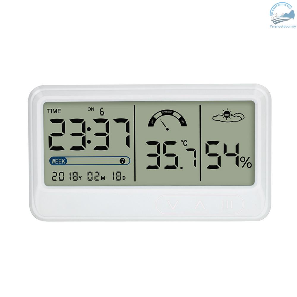 Temperature with Smart Calendar Clock Hygrometer and Screen TOLO ...