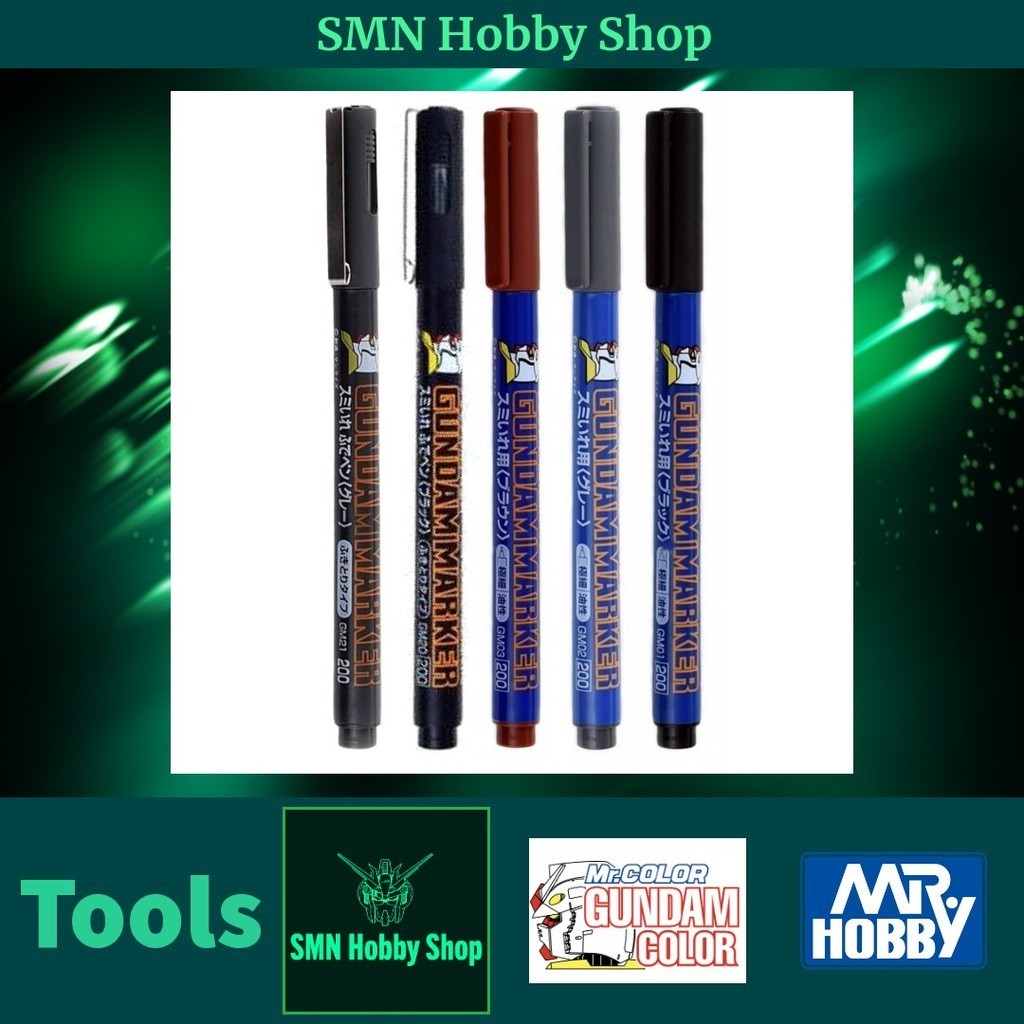 Marker Panel Line Gundam Lining Ultra Thin Pen Brush GM01-GM21 [Hobby ...