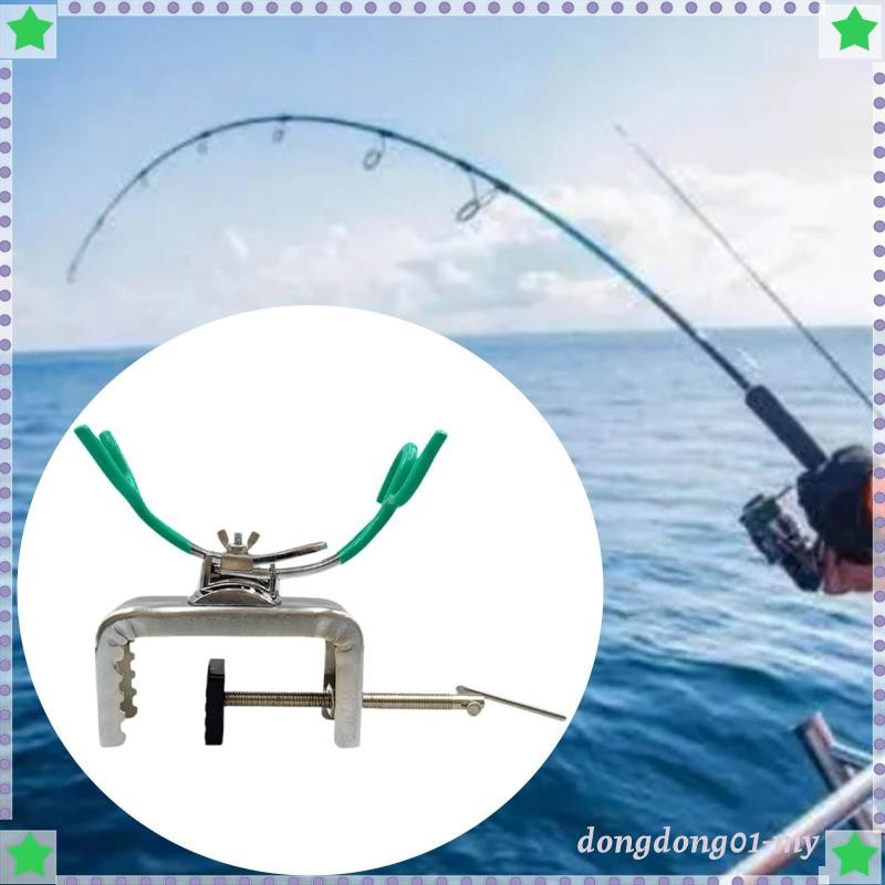 [Dong] Adjustable Boat Fishing Rod Holder, with Clamp Deck Mount Bridge ...