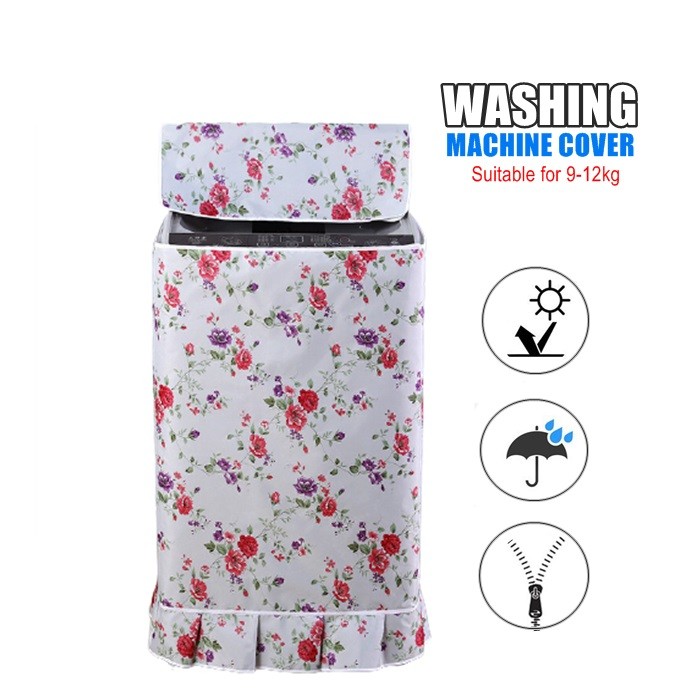 Washing Machine Cover, 9-12kg Top Load Cover Washing Machine, Dustproof ...