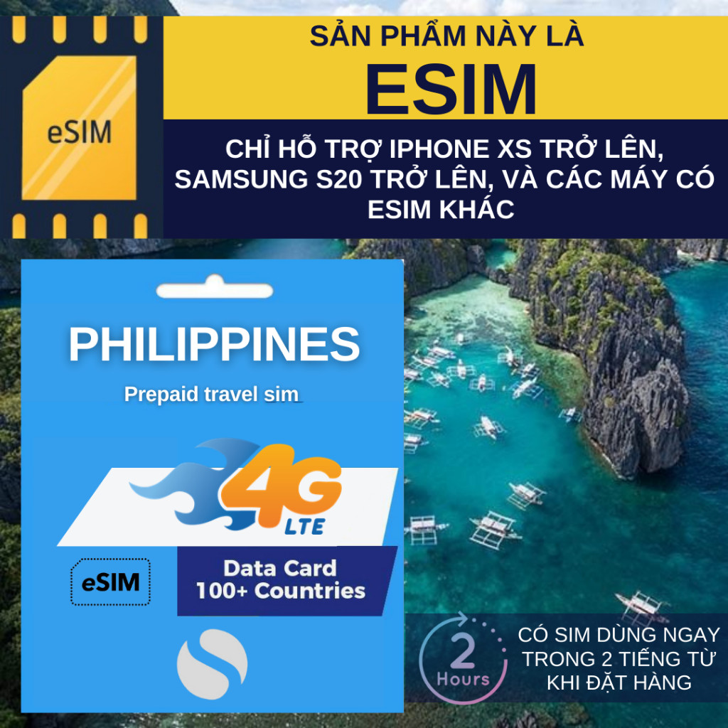 [Esim] High-speed Philippine travel Sim with many options for number of ...