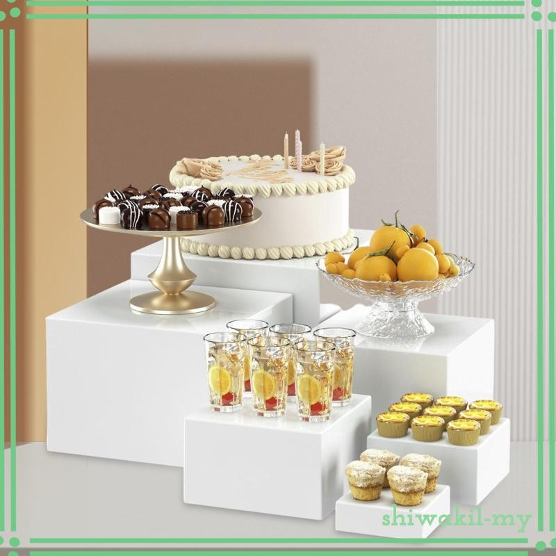 [ShiwakiffMY] 5 Pieces Buffet Riser Cube Display Nesting Food for Buffet Table | Shopee Malaysia