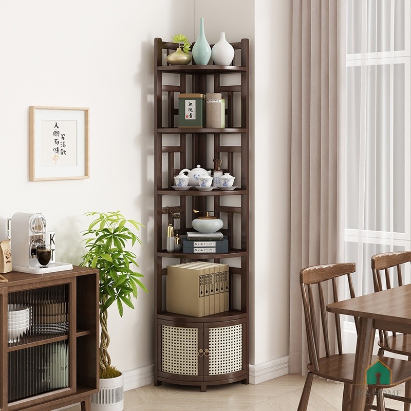 Multi-layer storage rack triangle Corner Shelf display rack Living Room ...
