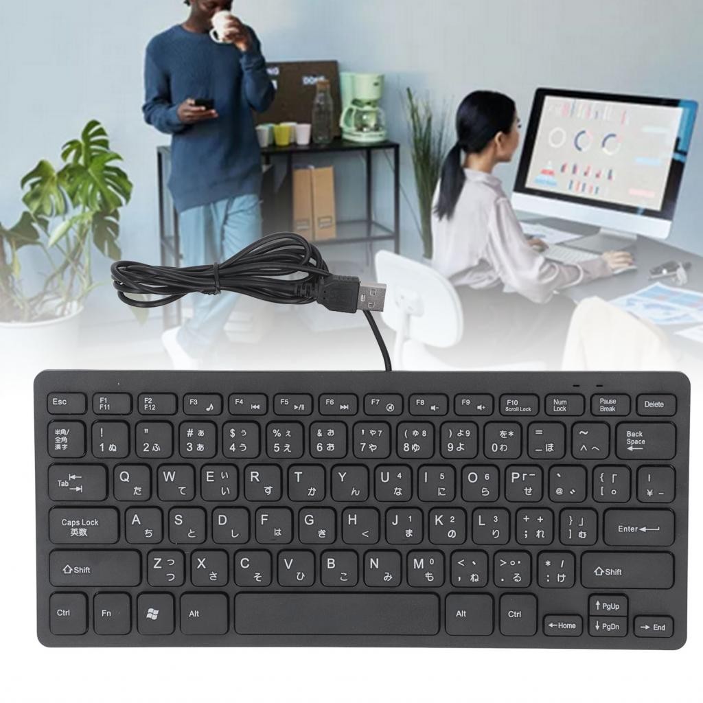 Honglai8 Zunate 78 Key Ultra Slim Computer Keyboard USB 2.0 Wired ...