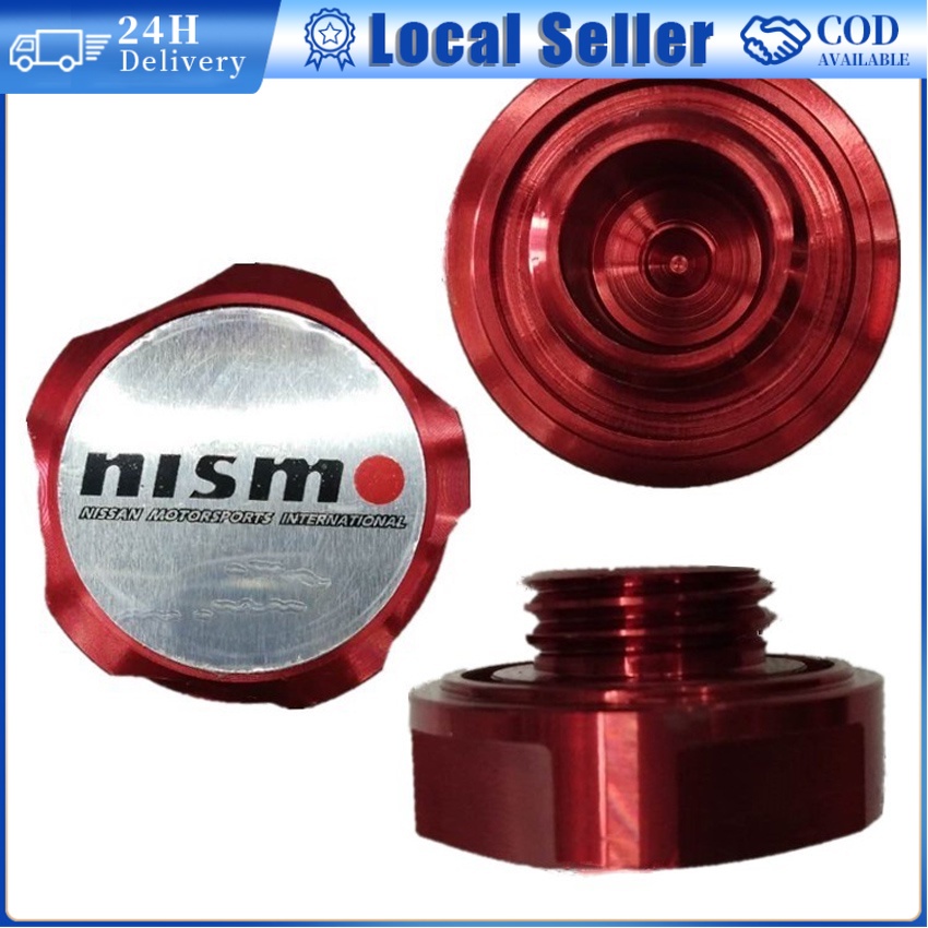 NISSAN Car Styling Nismo Aluminum Engine Oil Tank Cap Fuel Filler Tank ...