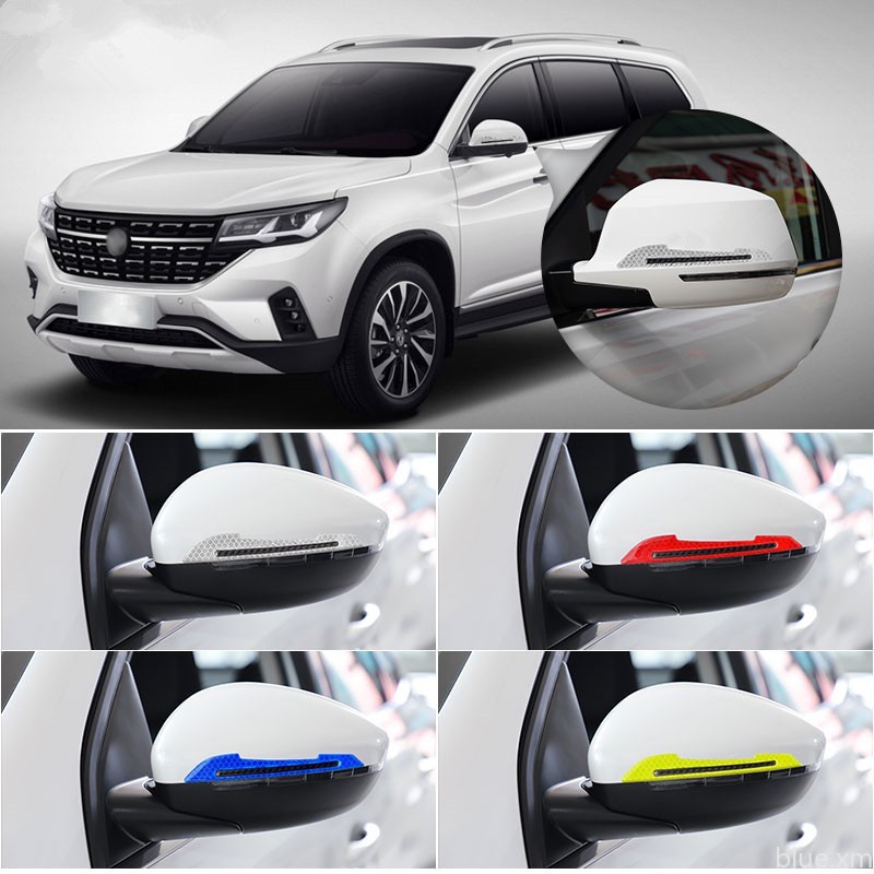 3D Rearview Mirror Reflective Sticker Car-styling Safety Warning ...