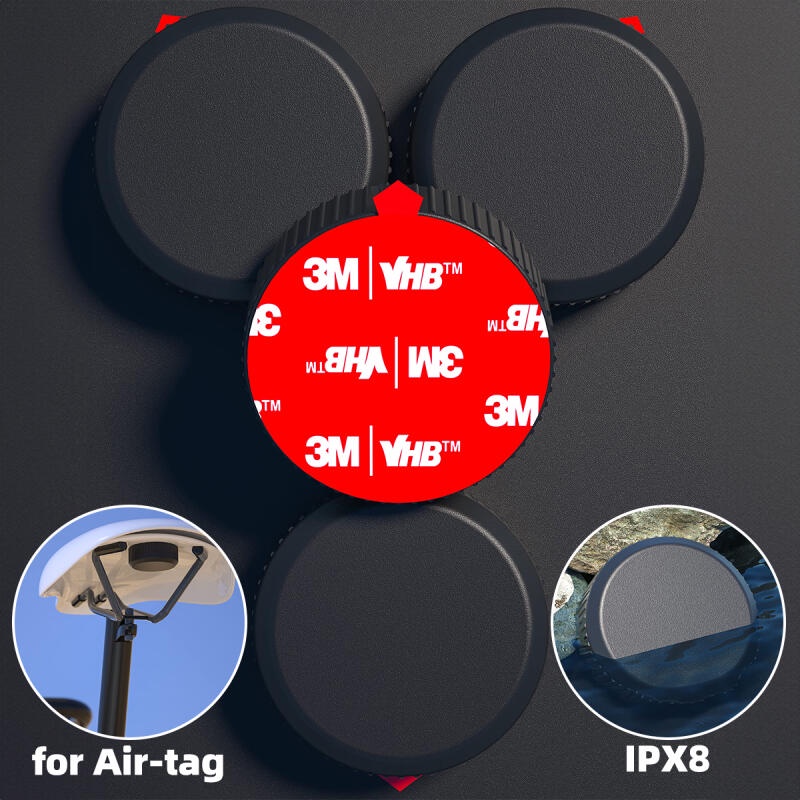 Waterproof Air Tags Case with Adhesive Sticker Air Tag A-pple Sticker ...