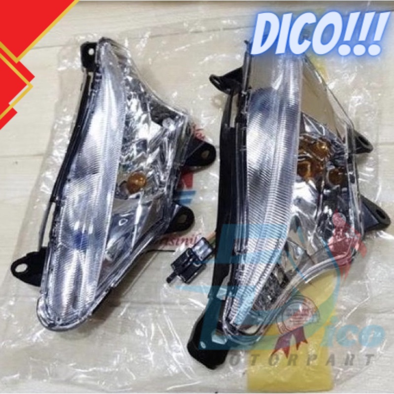 Supra X 125 Batman Front Turn Signal Lights 2007 2008 2009 2010 2011 ...