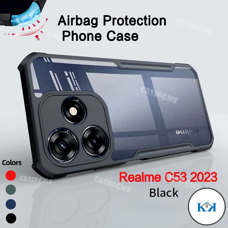 KK Realme C53 2023 Airbag Clear Casing For Realme C53 C55 C33 C 53 55 ...