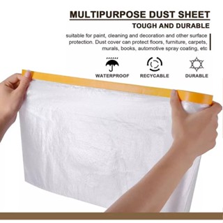 【ready stock】 Masking Film with Tape 55/110/180/280cm Painting ...