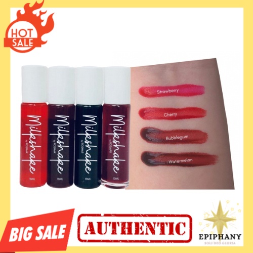 Rosmar Cosmetics Milkshake Lip Tint Strawberry Pinkish Redish Lip Tint ...