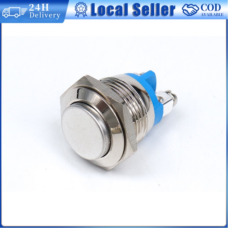 16mm19mm22mm dc Metal button self reset inching switch | Shopee Malaysia