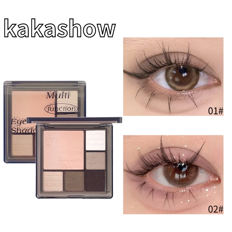 Kakashow Multifunctional Eyeshadow Palette, Daily Blush and Contouring ...