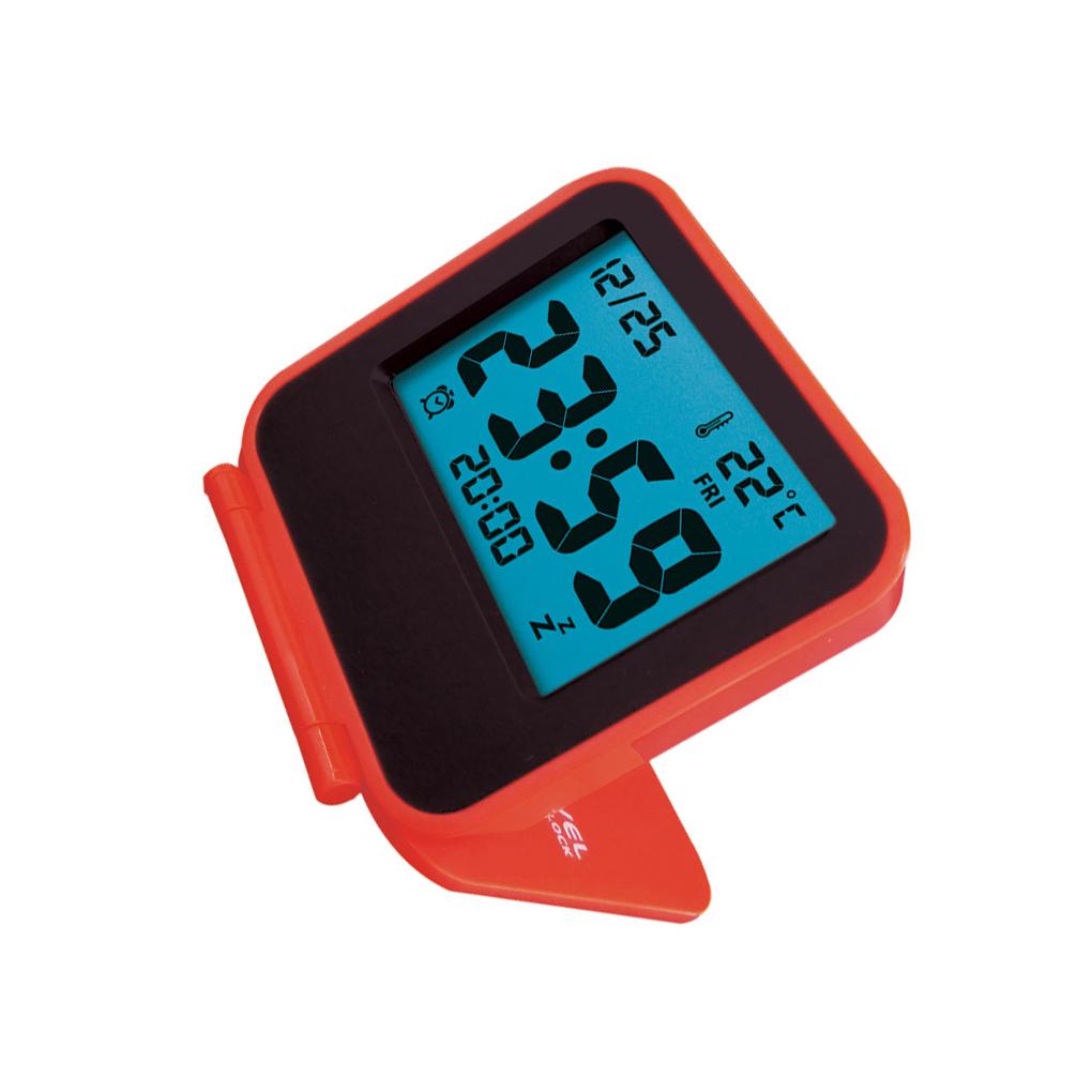 【Coco】Alarm Clock Table Alarm Clock With Night Light Foldable Clock ...