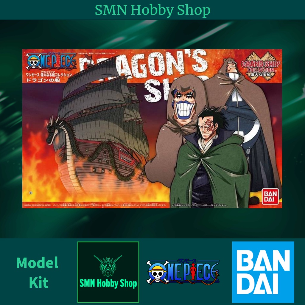 HG One Piece Grand Ship Collection Dragons Ship 009 Toys Plastic Model ...
