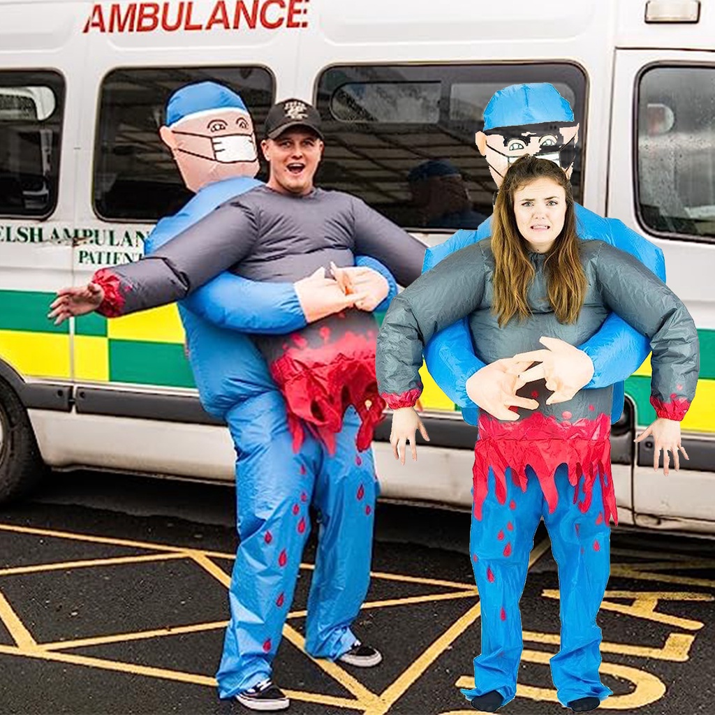 Alien Inflatable Costume Boys Girl Party Cosplay Costume Funny Suit ...