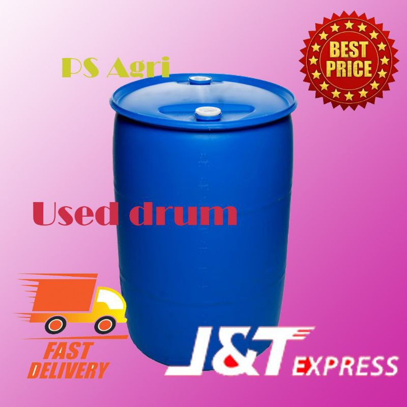 Used Tong Drum Plastik 200 liter ( Satu Pesanan untuk satu tong saja ...