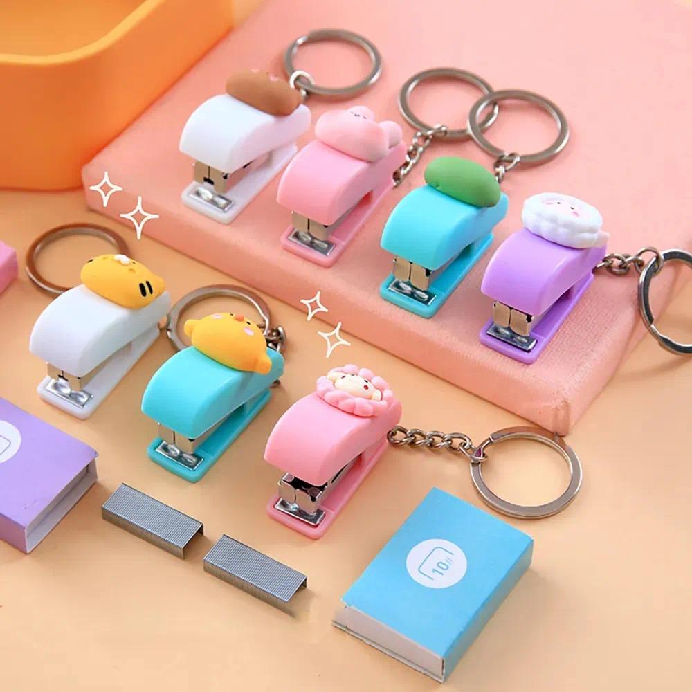 Cute Portable Cartoon Animal Mini Trumpet Stapler Paper Binder ...
