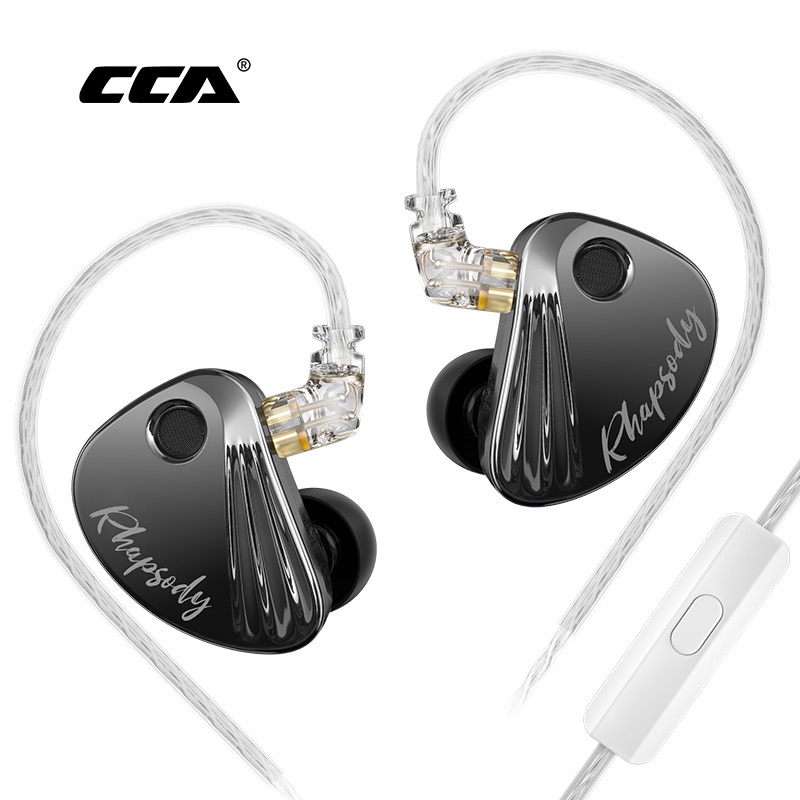 CCA Rhapsody 2DD+4BA Hybrid Drivers in-Ear Earphone Tunable Balanced Armature Earphones Monitor ...