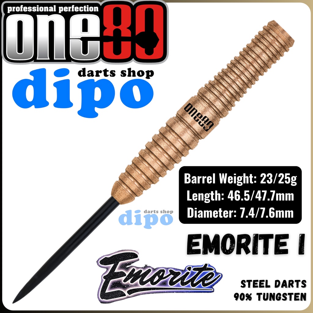 ONE80 EMORITE I - ONE80 Steel Darts | Shopee Malaysia