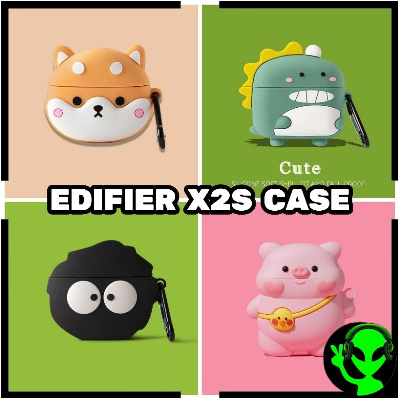 Edifier X2S Case Cute Cartoon Wireless Earphone Earbuds Protective Soft ...