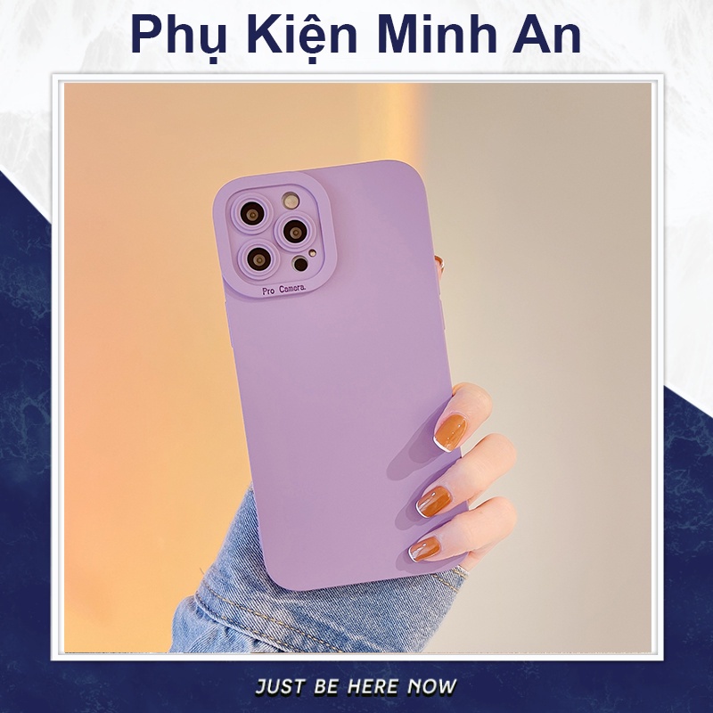 Smooth Solid Color Camera Protective Case AiPhone 14 Pro Max Plus Phone ...