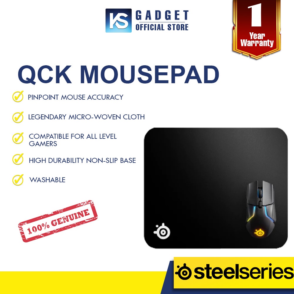 SteelSeries QcK Mini Gaming Mouse Pad (63005) | Shopee Malaysia